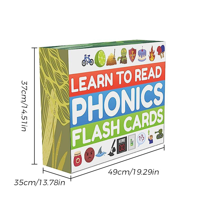 Phonics Flash Cards - Learn to Read in 20 Stages - Digraphs CVC Blends – luckinwish