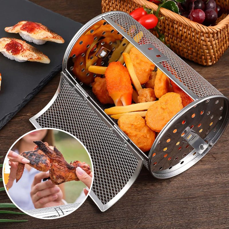 Stainless Steel Rotating Grill – luckinwish