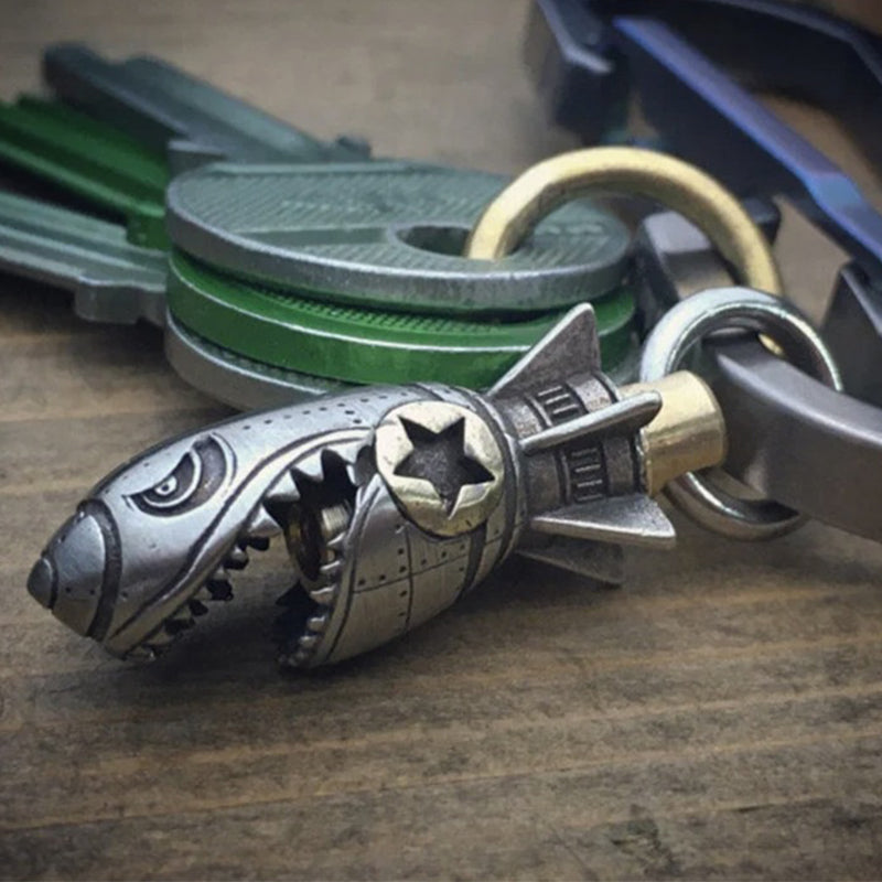 Shark Rocket Bomb Keychain – luckinwish