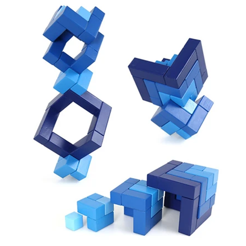 DIY Wooden Rainbow Block Toys – luckinwish