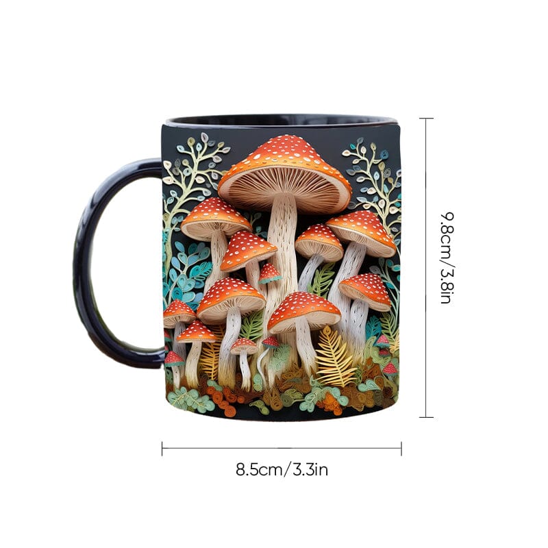3D Magic Mushrooms Mug – luckinwish