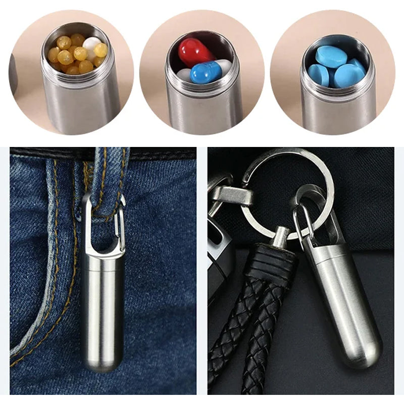 Stainless Steel Pill Box – luckinwish